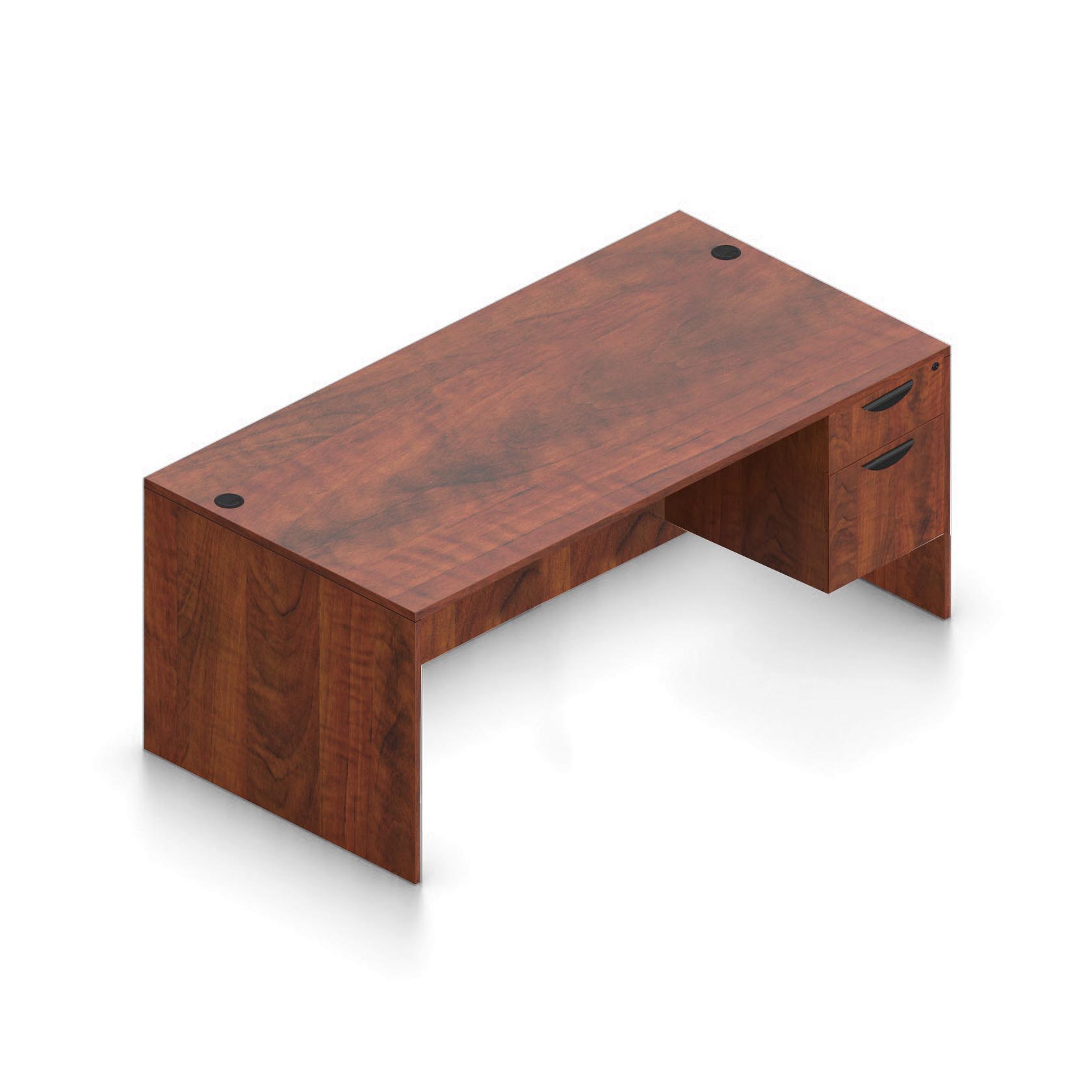 66″ Wide x 30″ Deep Desk with Hanging Single Pedestal by Offices to Go ...